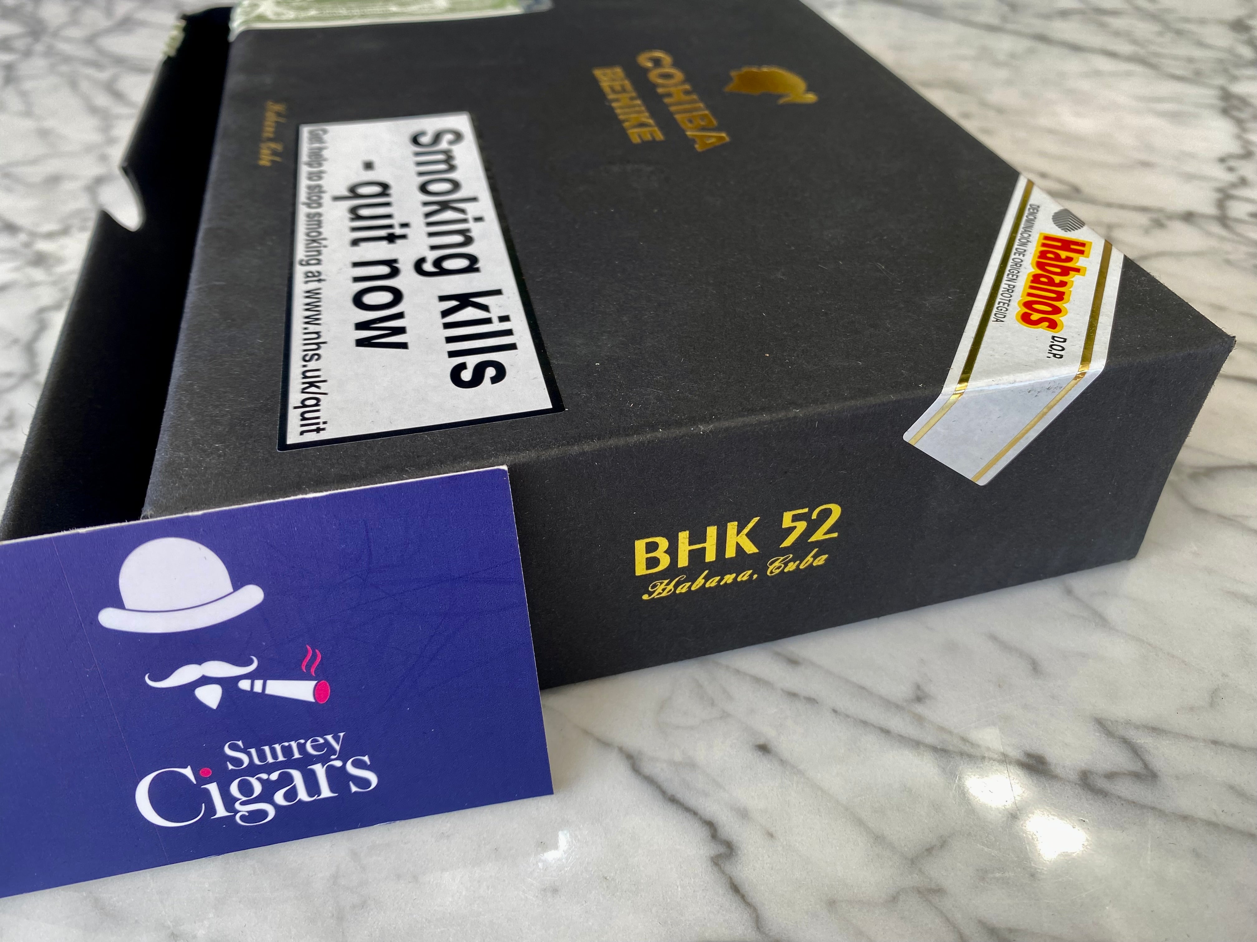 Cohiba Behike BHK 52 (Box of 10 Cigars) | Buy Online Today