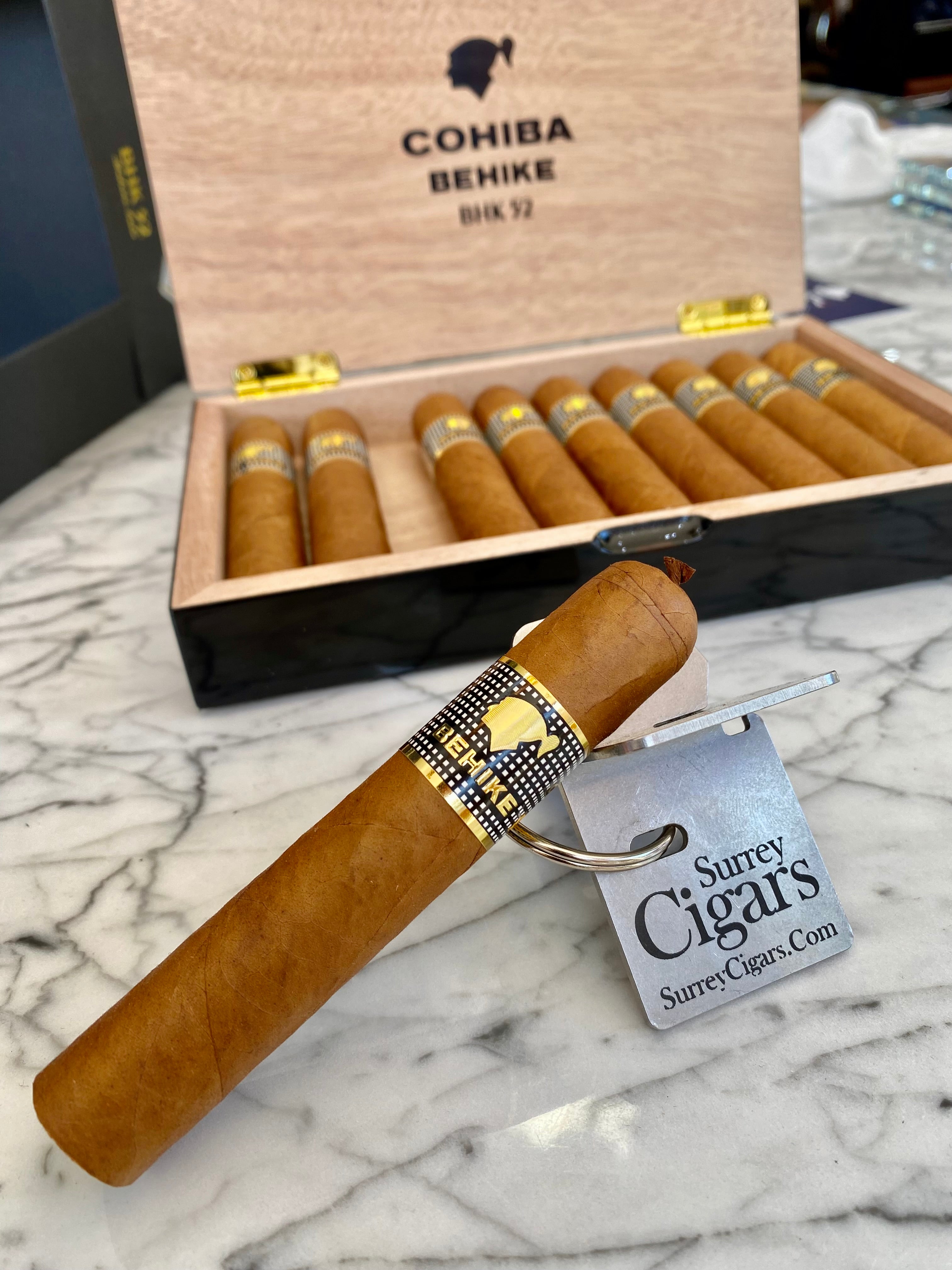 Cohiba Behike BHK 52 (Box of 10 Cigars) | Buy Online Today – Surrey Cigars